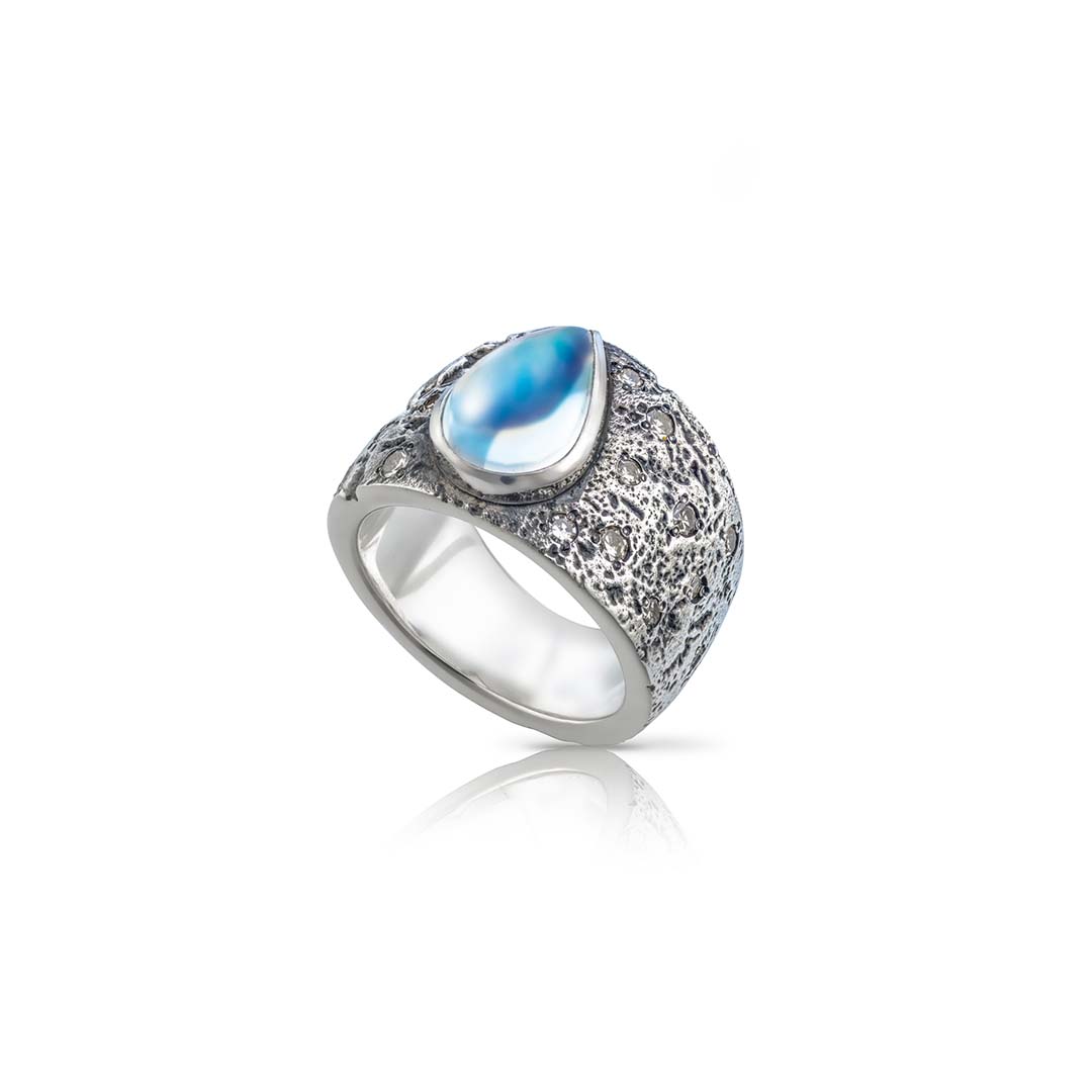 Moonstone Rock Ring – Barbara Tipple Jewellers
